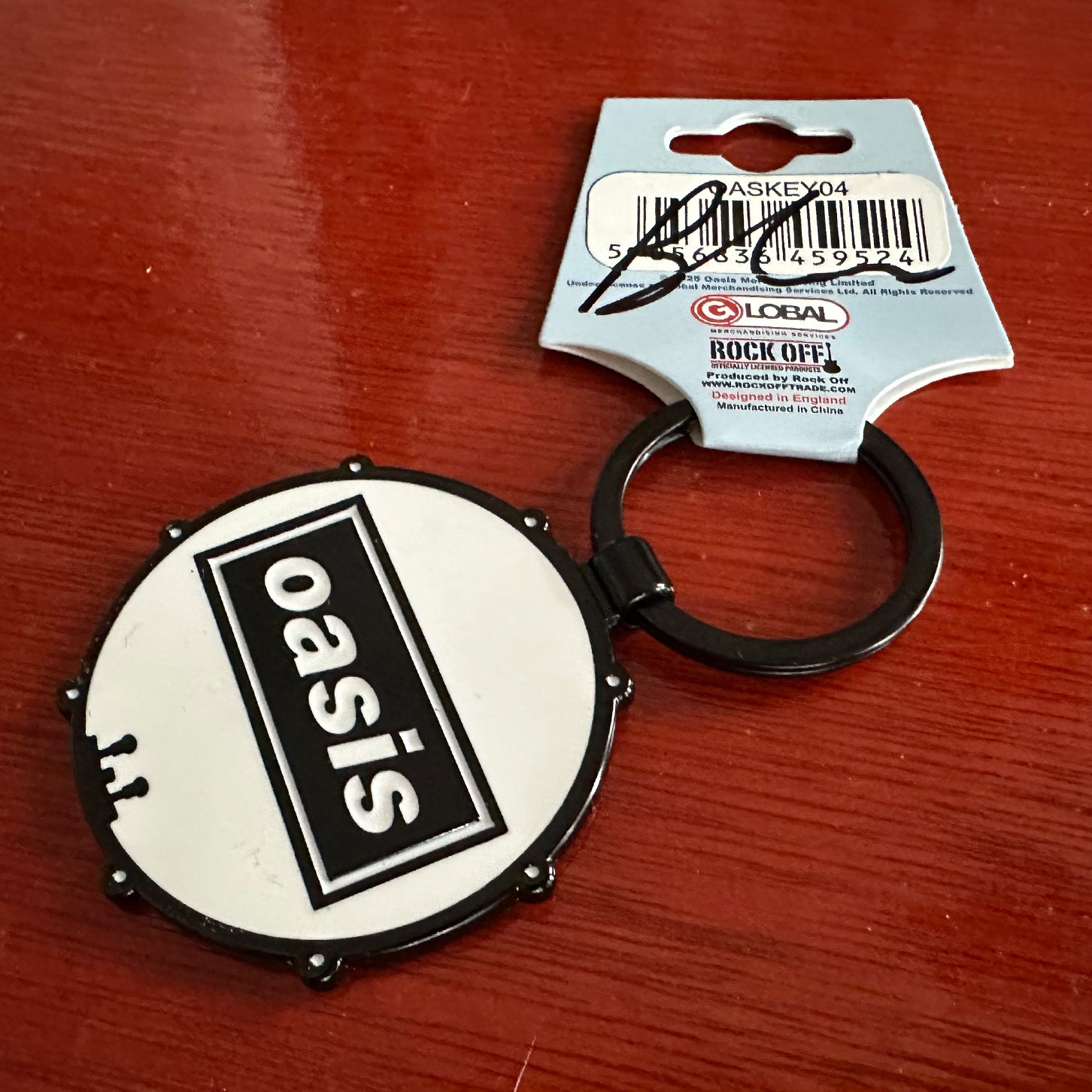 Oasis Bass Drum Keyring - New Item – Microdot Boutique