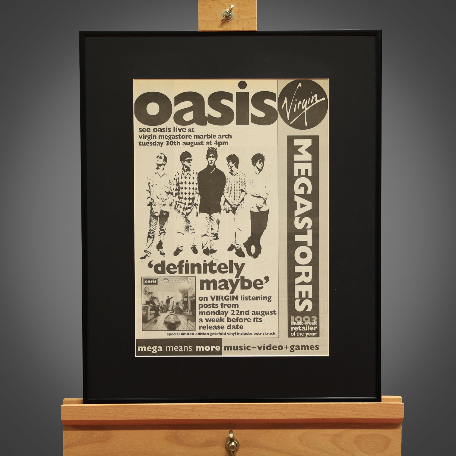 Oasis - Live at The Virgin Megastore - New Item – Microdot Boutique