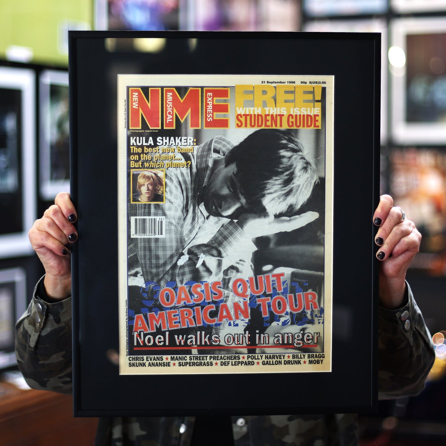 NME 'Oasis Quit American Tour' Original Cover – Microdot Boutique