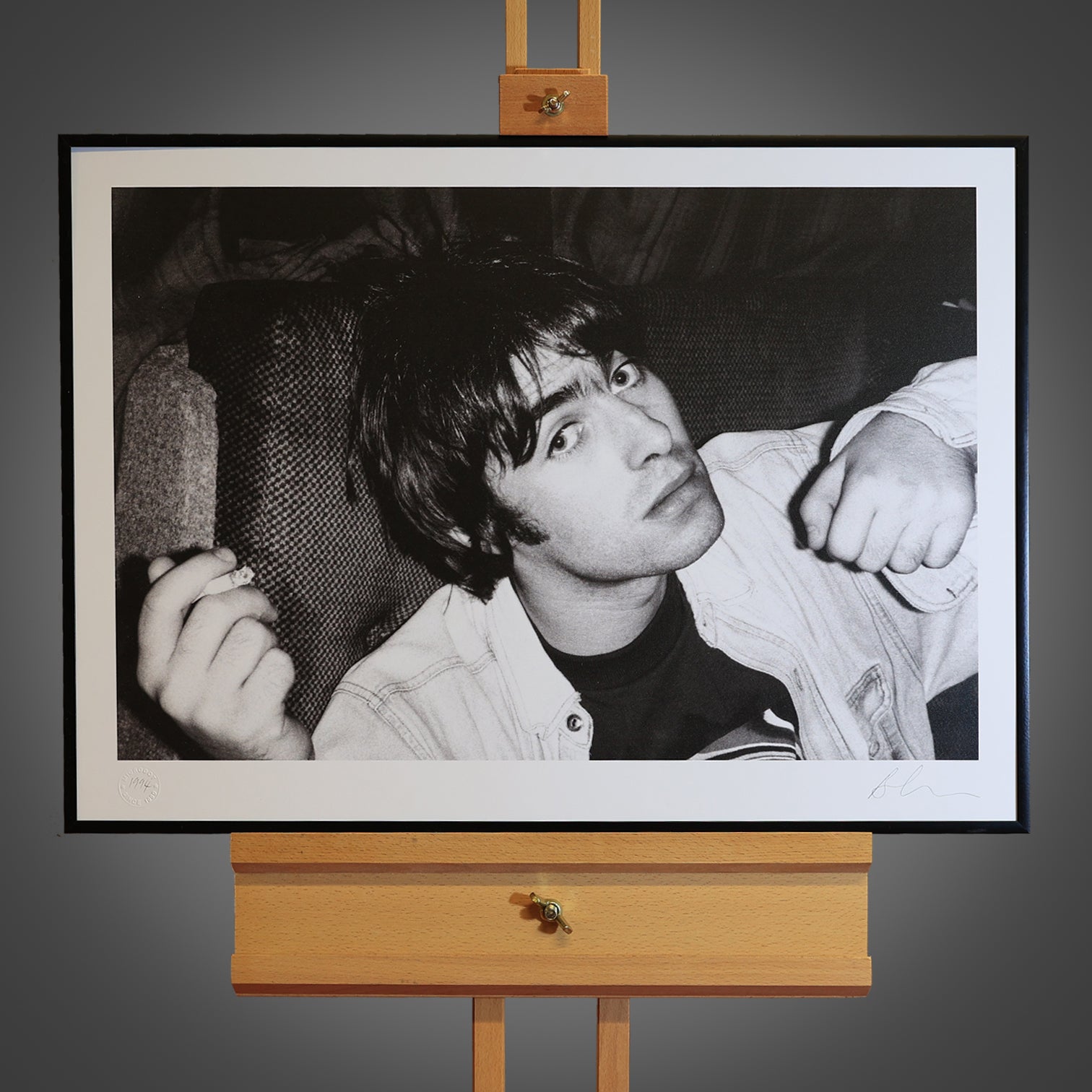 Oasis - Liam On The Tour Bus 1994 – Microdot Boutique